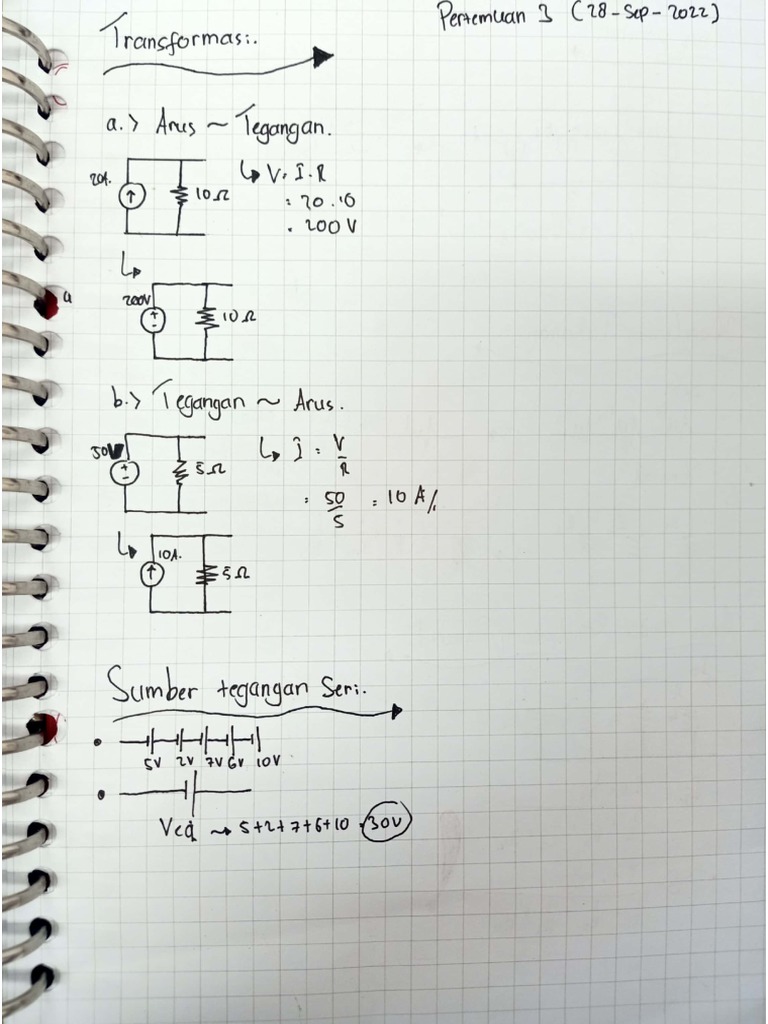Rangkaian Listrik Pertemuan 3 | PDF