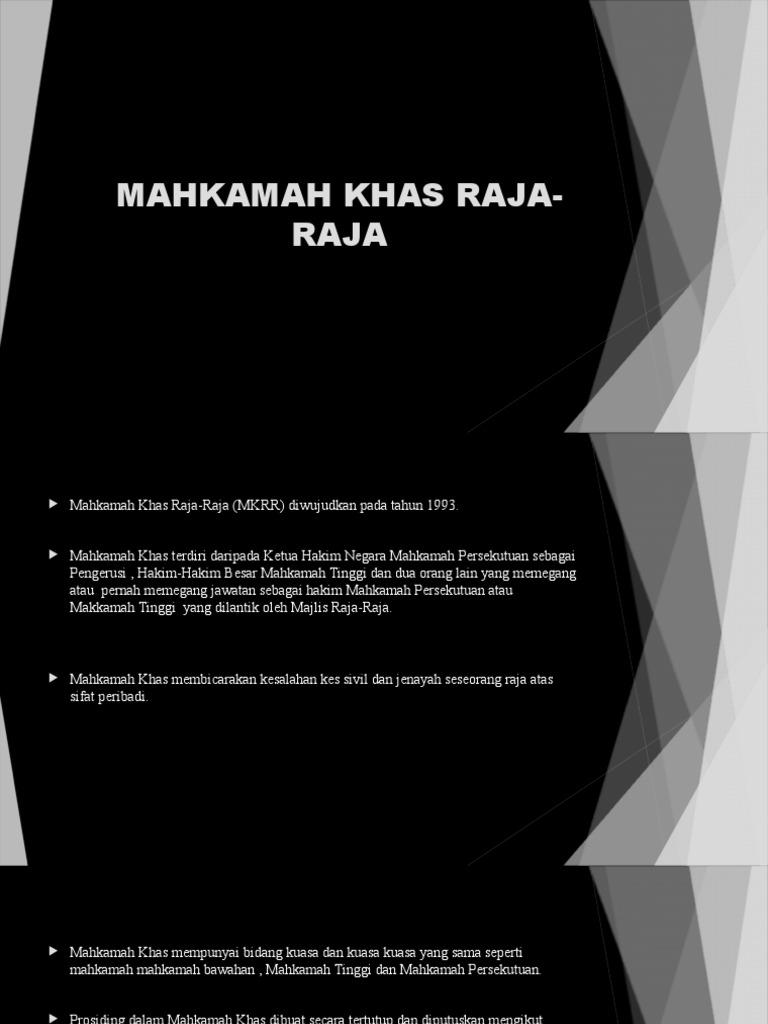 Mahkamah Khas Raja | PDF