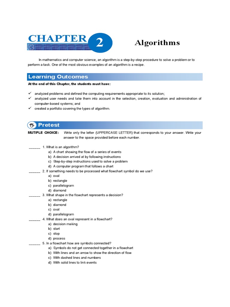 Algorithms | PDF | Computer Program | Programming