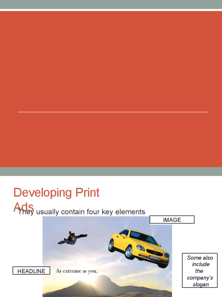 Elements of Print Advertisements | PDF | Advertising | Logos