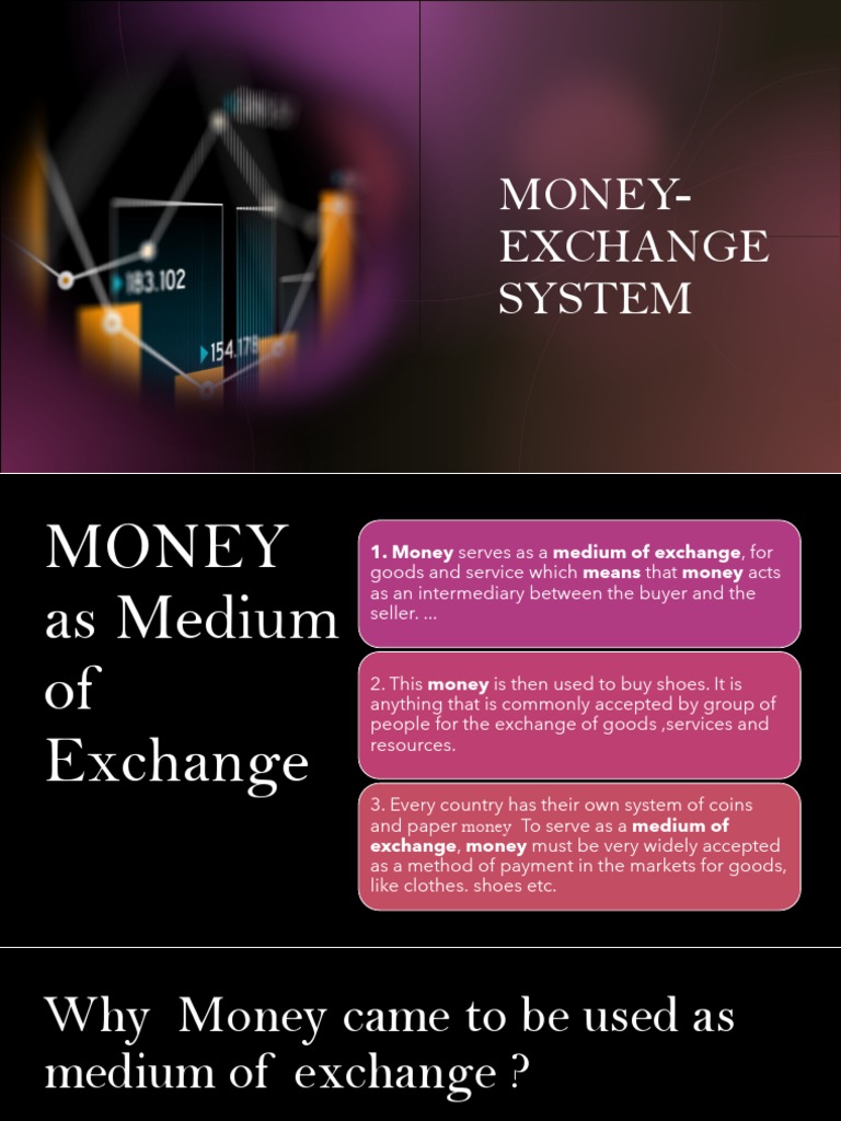Money as Medium of Exchange Explained | PDF | Money | Currency
