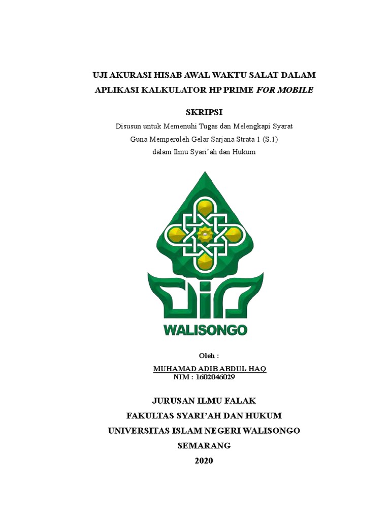 Skripsi - 1602046029 - Muhamad Adib Abdul Haq | PDF