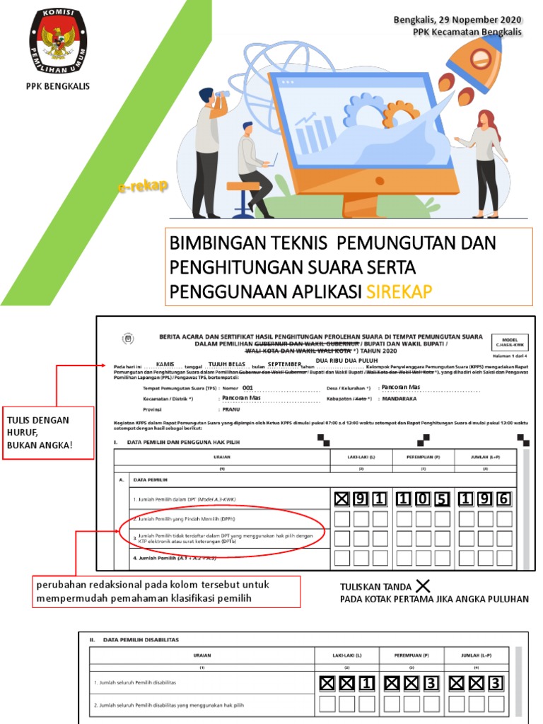 Materi Tata Cara Pengisian Formulir C.hasil KWK | PDF Materi Tata Cara Pengisian Formulir C.hasil KWK | PDF