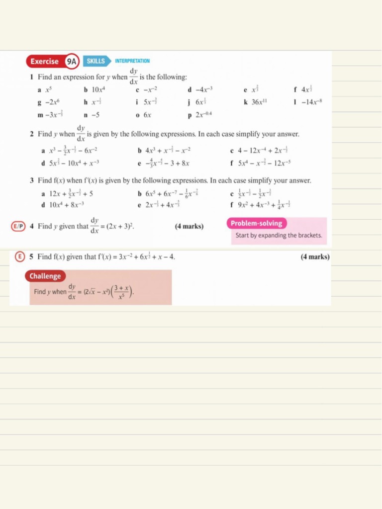 Chapter 9 Integration | PDF