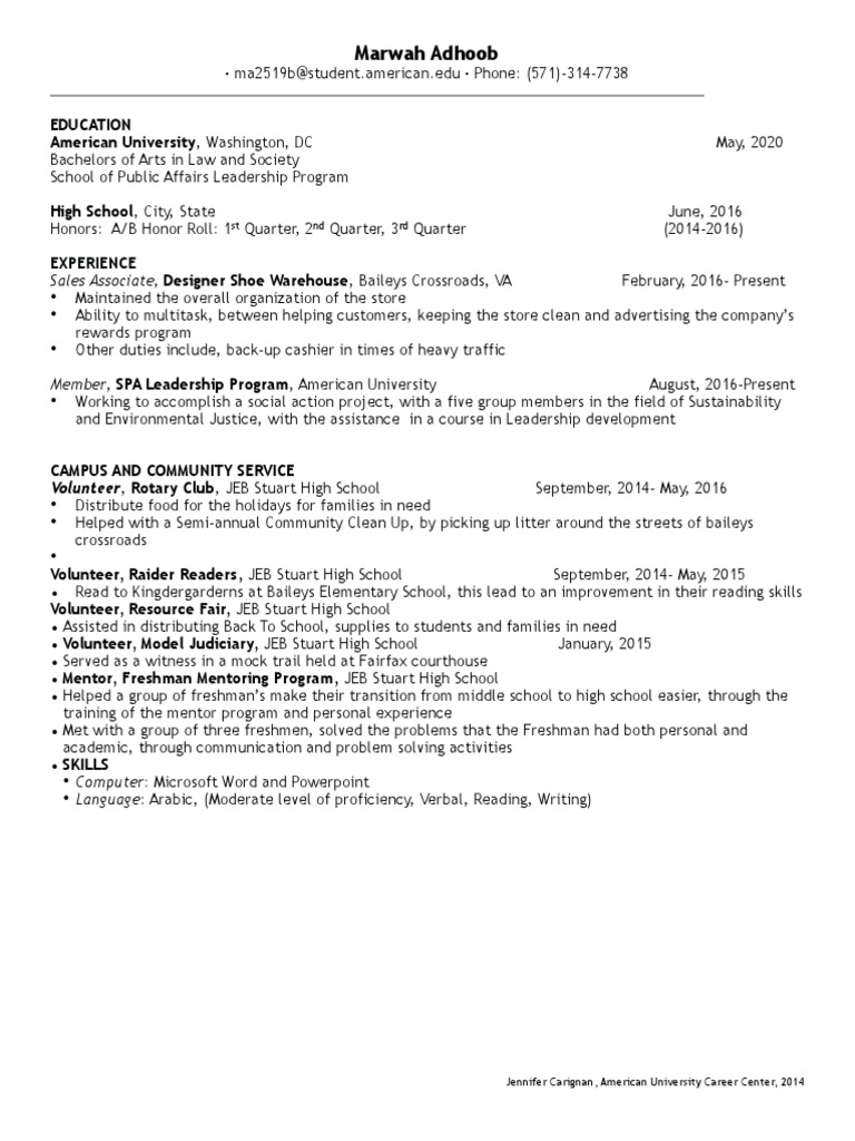 Leadership Program Resume and Cover Letter | PDF | Cognition