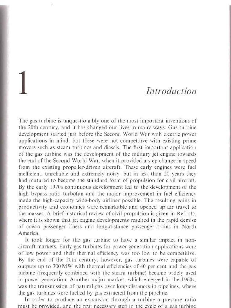 Chapter 1 - Introduction - Pages 1 To 45 | PDF | Gas Turbine | Gas ...