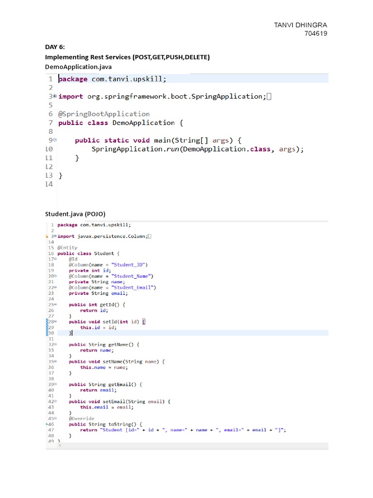 Tanvi Dhingra 704619 Days6&7 Activity | PDF | Computers
