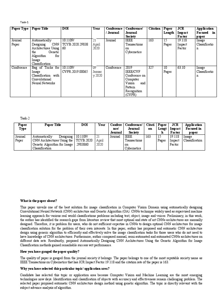 1st Assignment | PDF | Computer Vision | Genetic Algorithm