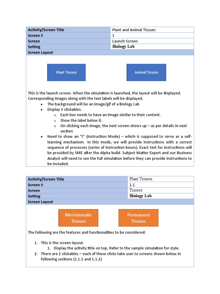 Plant and Animal Tissues Class 9-Bio | PDF | Tissue (Biology) | Epithelium