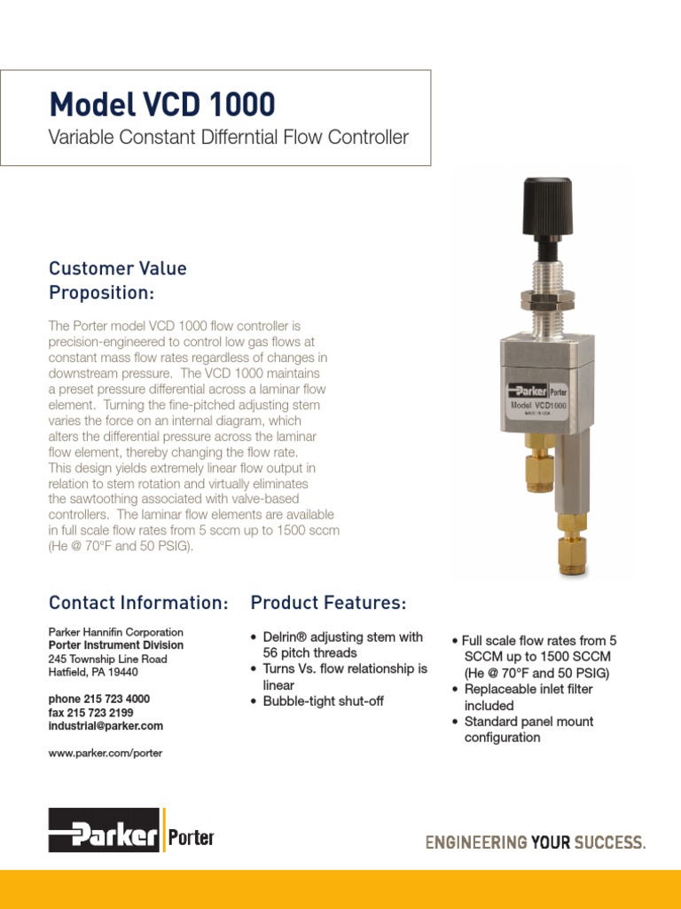 Model VCD-1000 (WS-0022 Rev. 0) | PDF