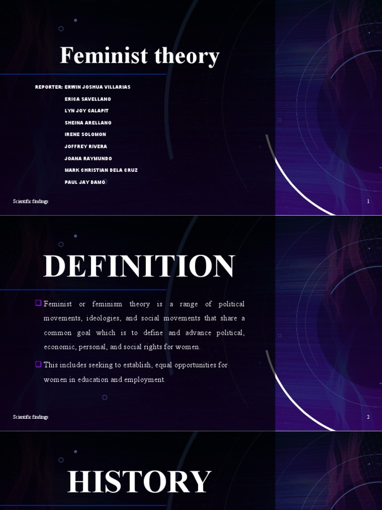 Feminist Theory | PDF | Feminism | Gender Studies