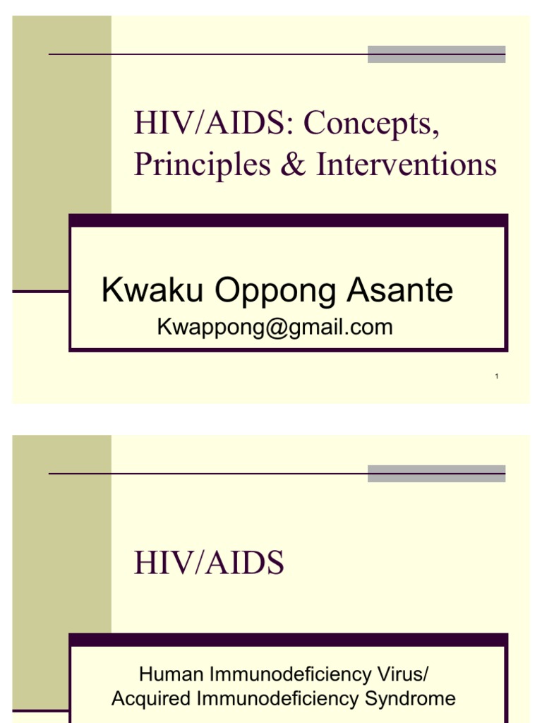Introduction to HIV/AIDS Overview | PDF | Hiv/Aids | Sexual Intercourse