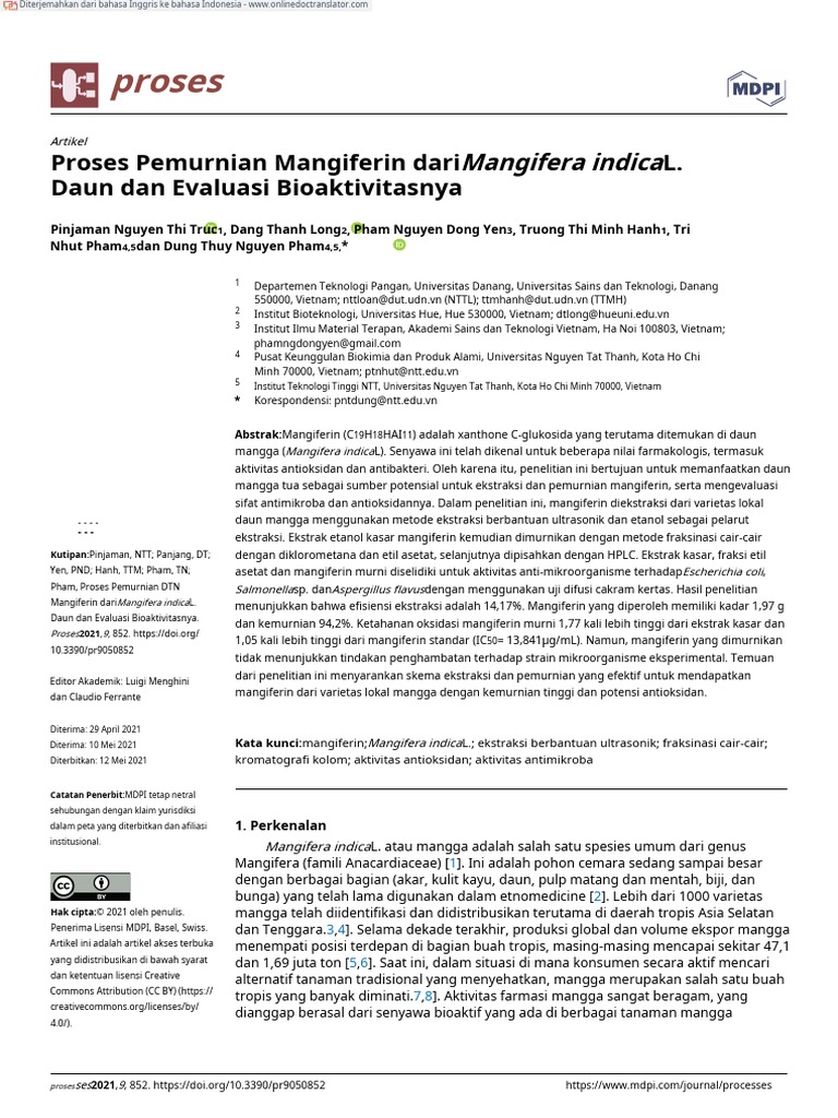 Processes 09 00852 V2.en - Id | PDF