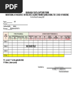 Barangay Data Capture Form: Monitoring of Incidence On Violence Against ...