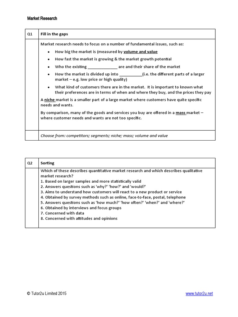 2 Market Research Pdf Marketing Research Focus Group