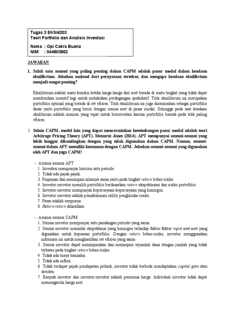 Opi Cakra Buana-044803862-T3-EKSI4203-53 | PDF | Hukum