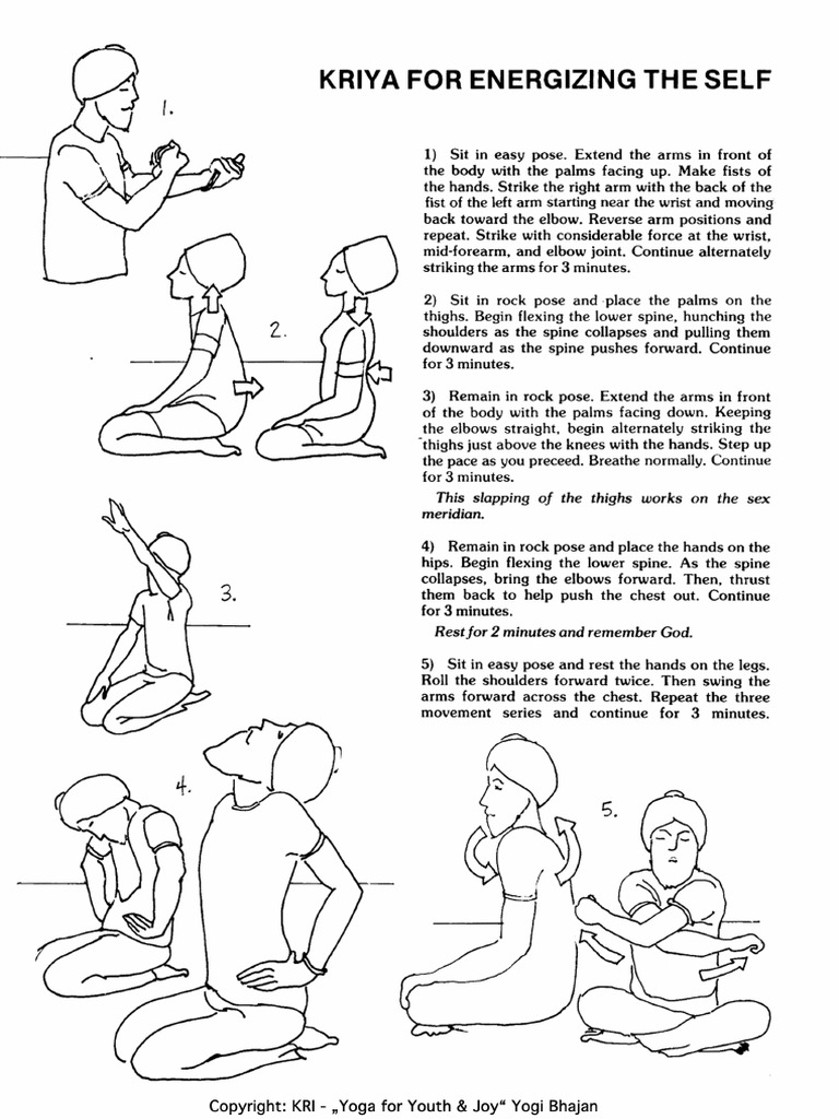 Kriya For Energizing The Self | PDF