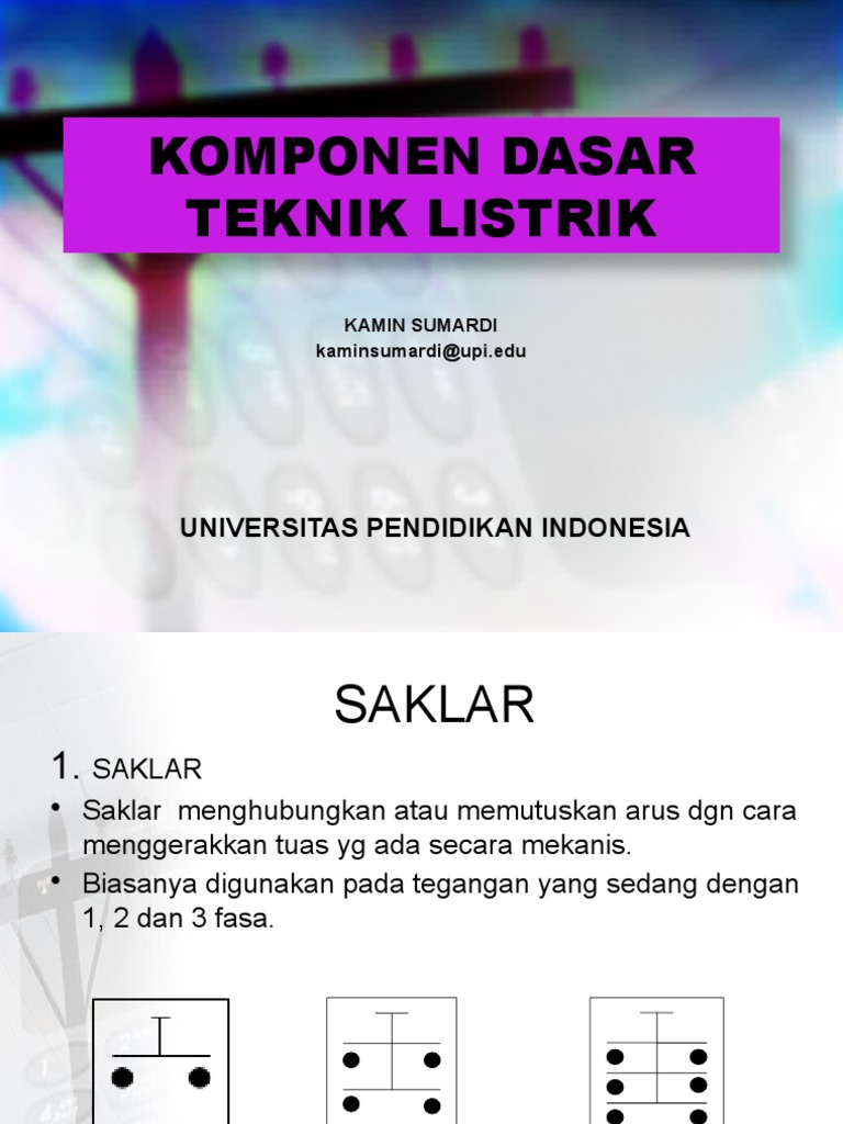 Komponen Dasar TL | PDF