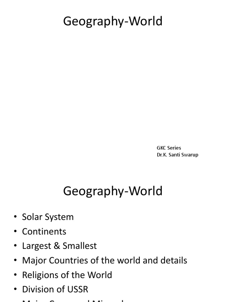 L4 - Geography of World | Download Free PDF | Planets | Solar System