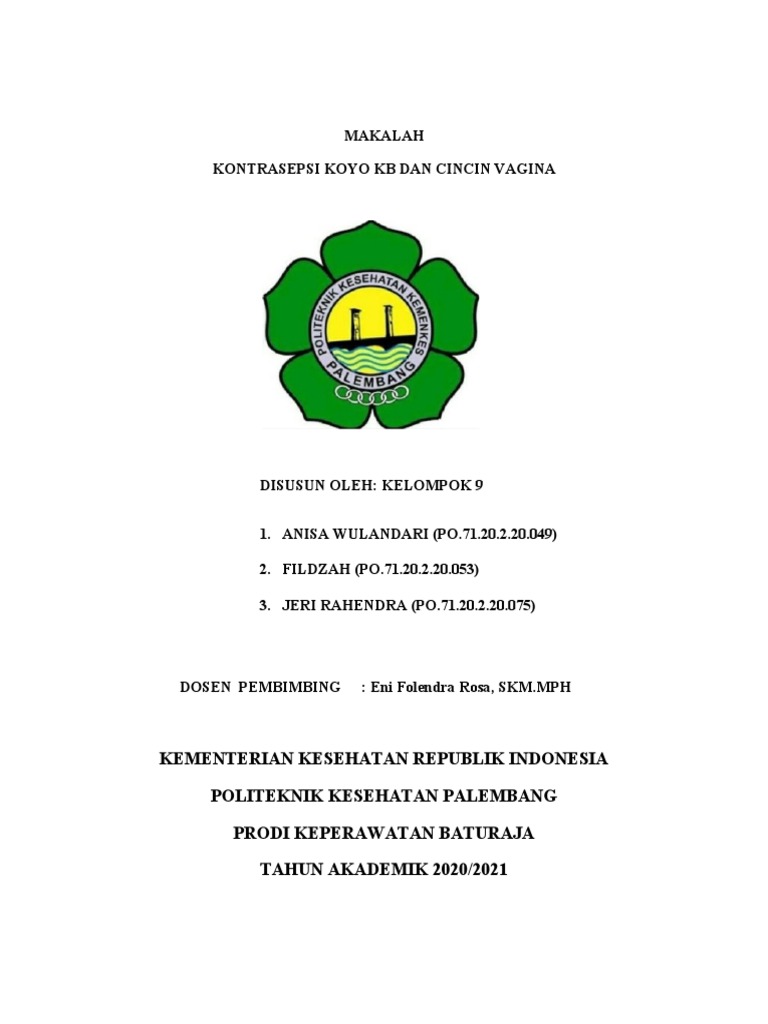 Kontrasepsi - Koyo&RingVagina - Kel.9 NEW | PDF | Kesehatan Holistik