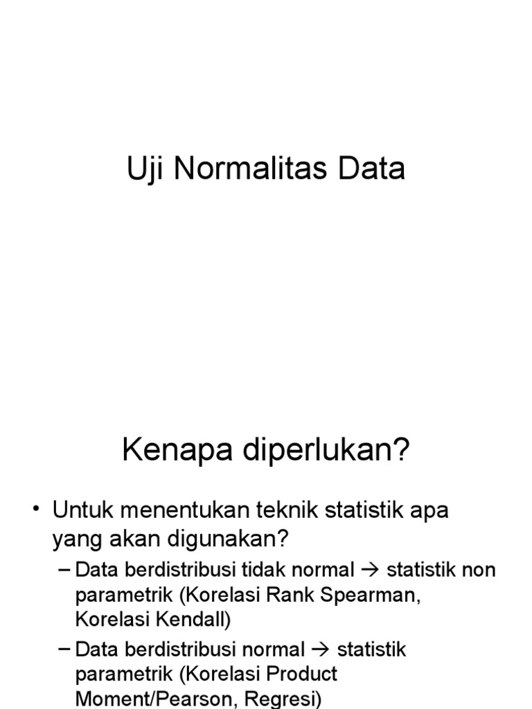 Cara-Uji-Normalitas-Data Praktik SPSS | PDF