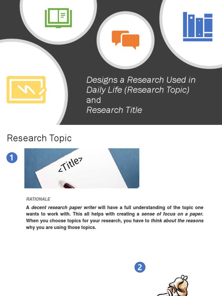 Research Topic and Research Title | PDF | Learning | Idea