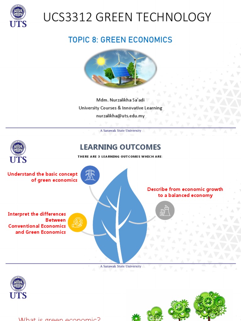 Topic 8 Green Economics | PDF | Economics | Green Economy
