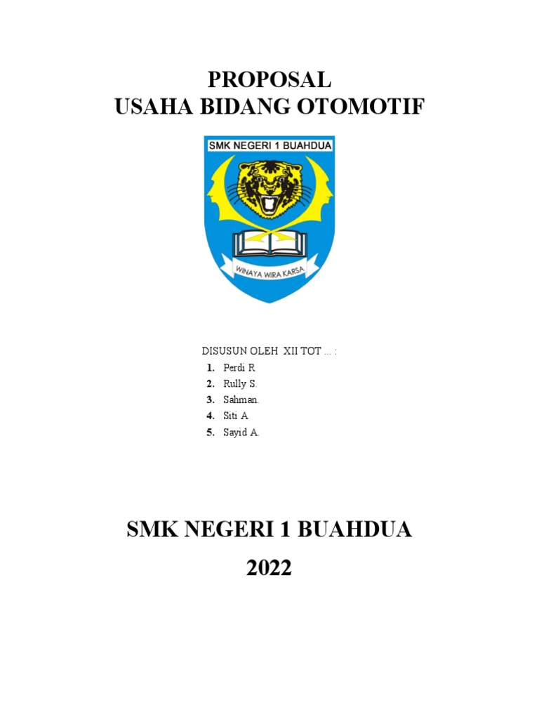 Contoh Proposal Usaha | PDF | Bisnis