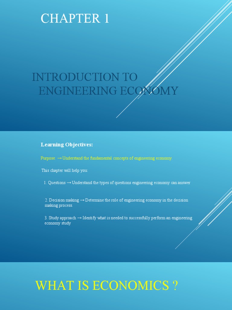 1 Priciples of Engineering Economy | PDF | Economics | Engineering