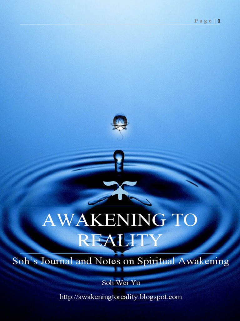 Awakening To Reality: Soh's Journal and Notes On Spiritual Awakening ...