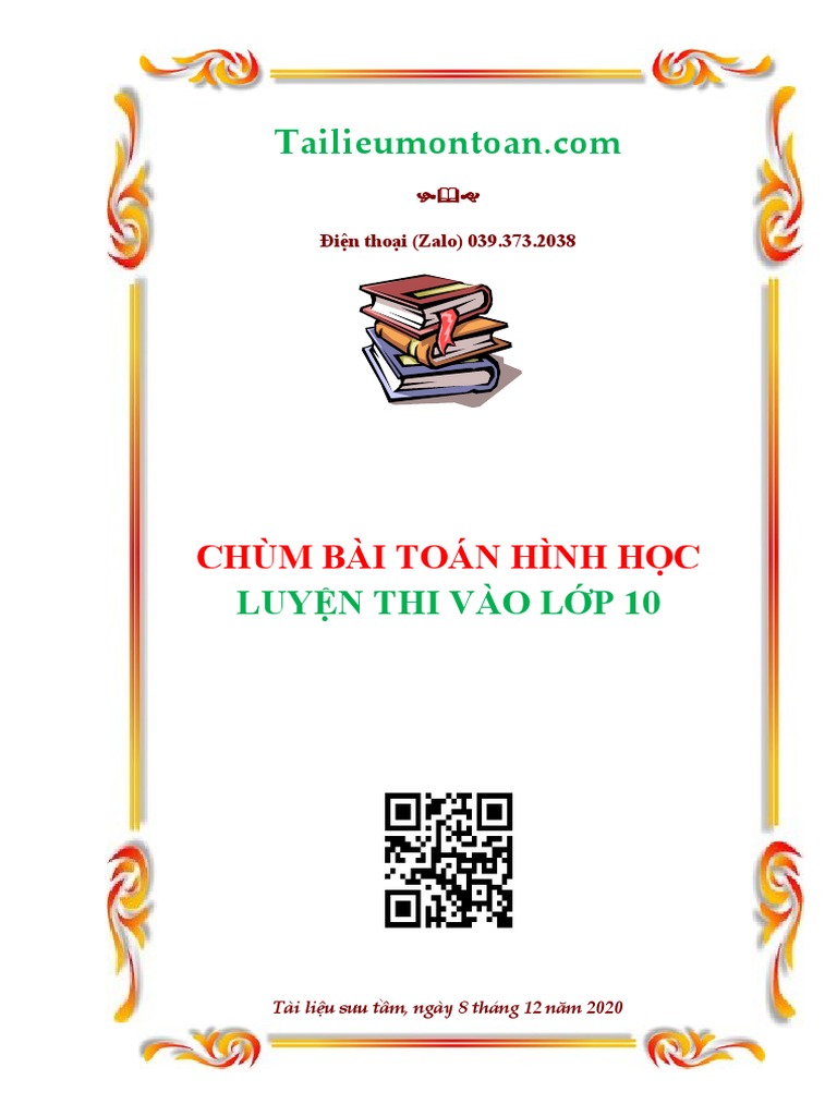Chum Bai Toan Hinh Hoc Luyen Thi Vao Lop 10 | PDF