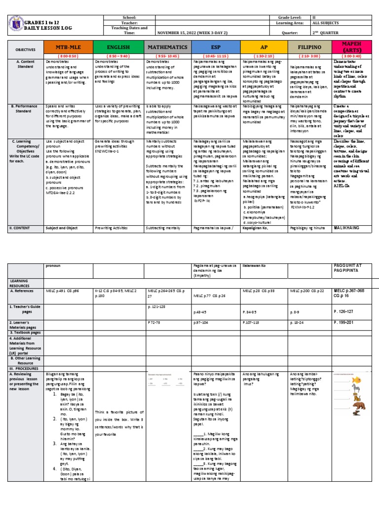 DLL All-Subjects-2 q2 w3 | PDF | Linguistics | Human Communication