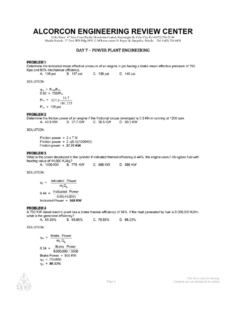 Ppe Sample Problems 7 Pdf
