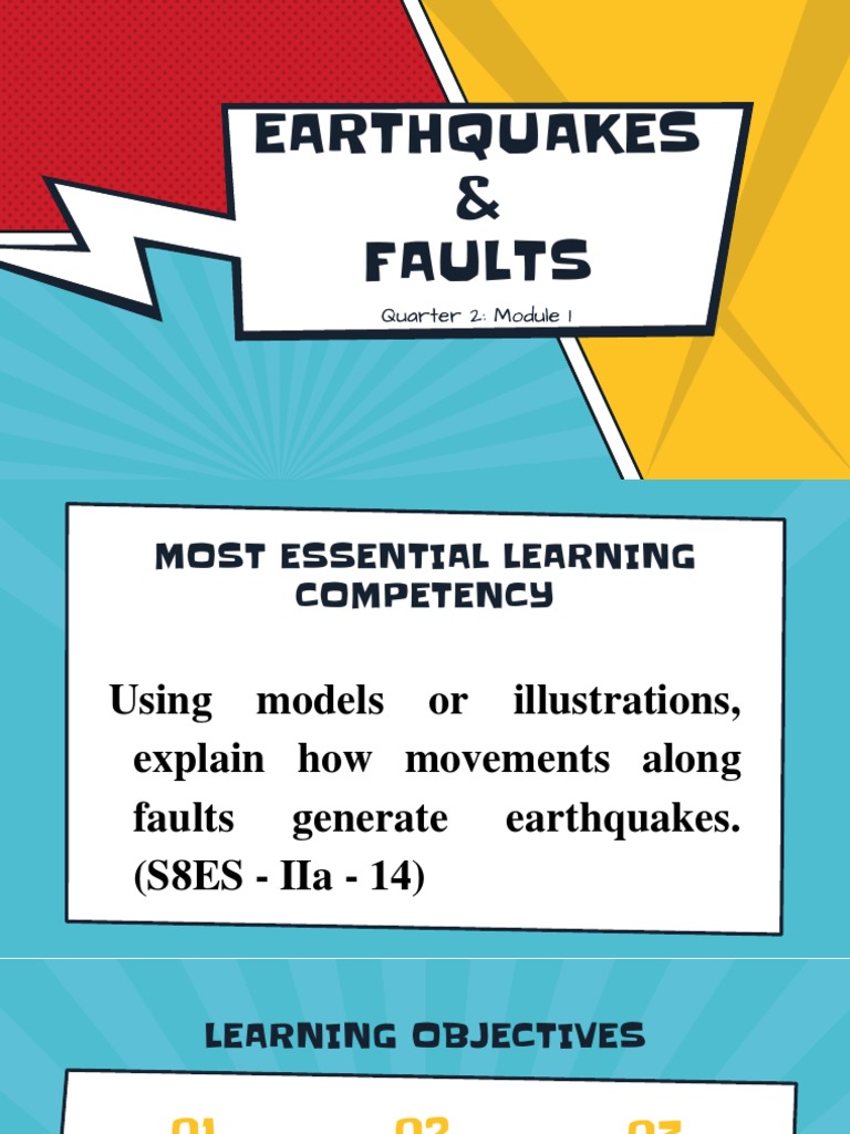 q2 w1 Earthquakes Faults | PDF | Fault (Geology) | Earthquakes