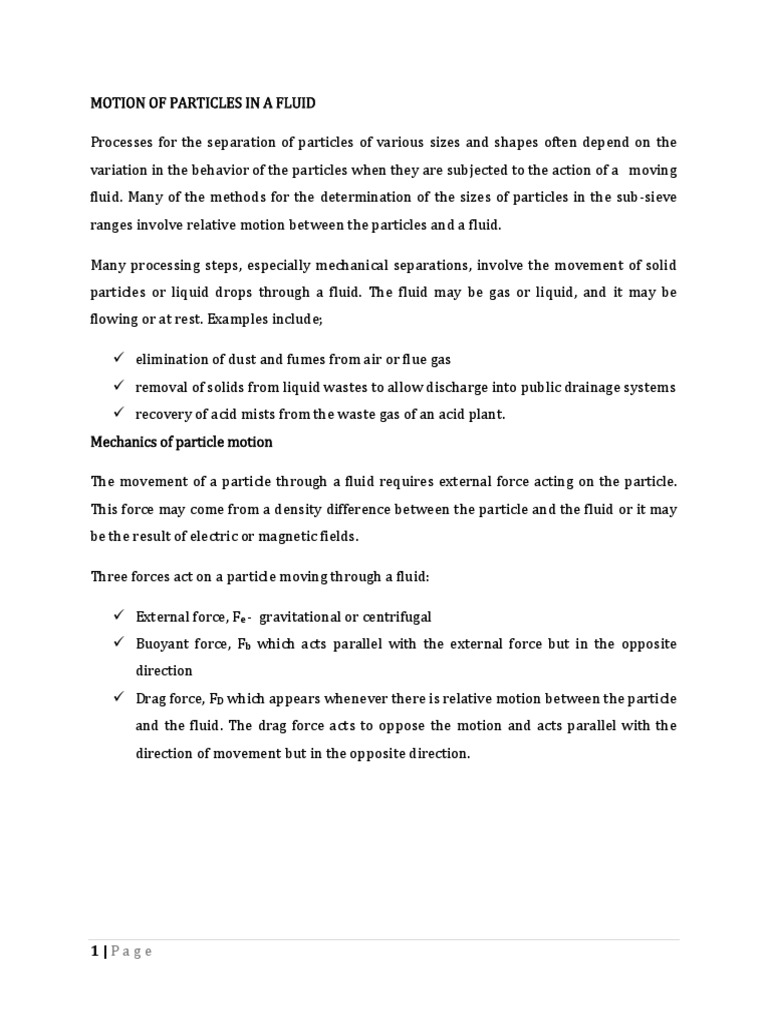 Particle Mech Topic 6 | PDF | Force | Drag (Physics)