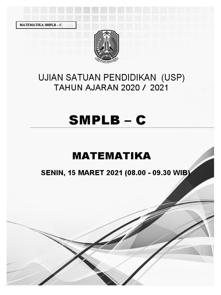 Format Soal USP | PDF