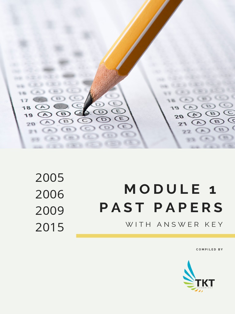 Module 1 Past Papers With Answer Key | PDF | Learning | Educational ...