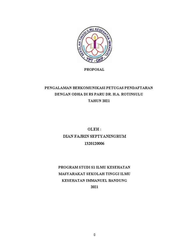 Proposal Kualitatif Dian | PDF