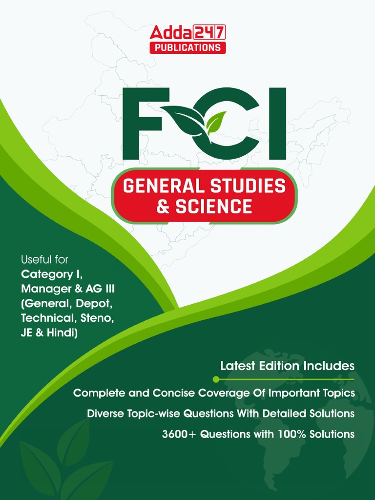 FCI General Awareness | PDF | Chemistry | Chemical Elements