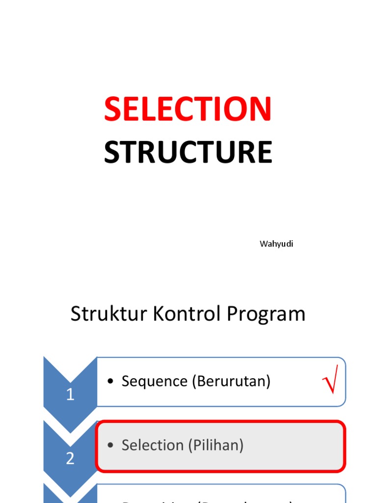 Selection Structure Pdf