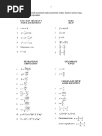 Physics 12 Formula Sheet | PDF | Motion (Physics) | Theoretical Physics