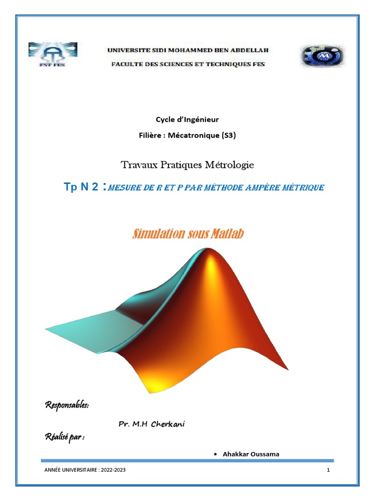 TP Matlab | PDF