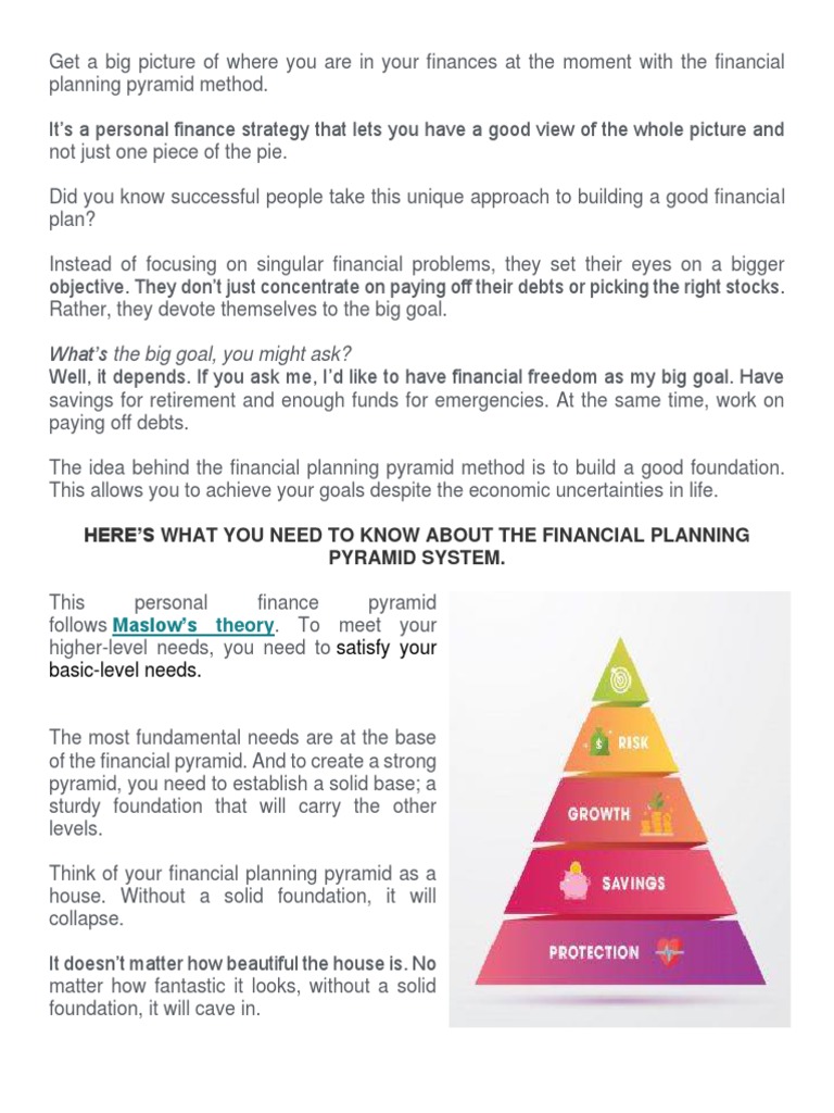 Financial Pyramid | PDF