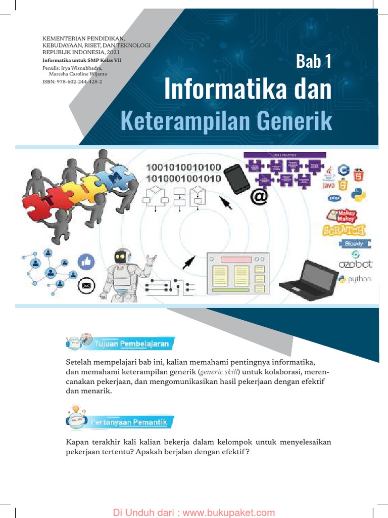 Bab 1 Informatika Dan Keterampilan Generik | PDF