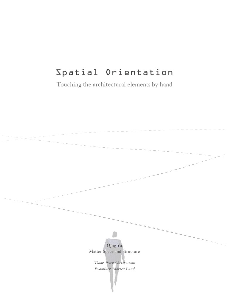 How nature inspires spatial orientation through touch | PDF | Space | Somatosensory System