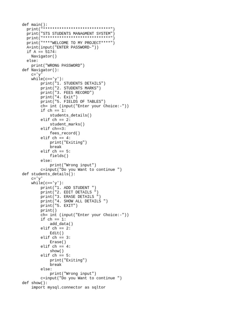 Ip Project | PDF | Databases | Data Management