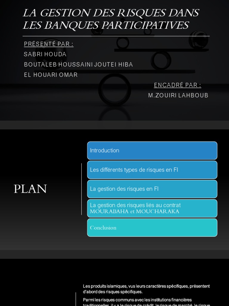 La Geston Des Risques Dans Les Banques Participatives | PDF | Banques | Risque