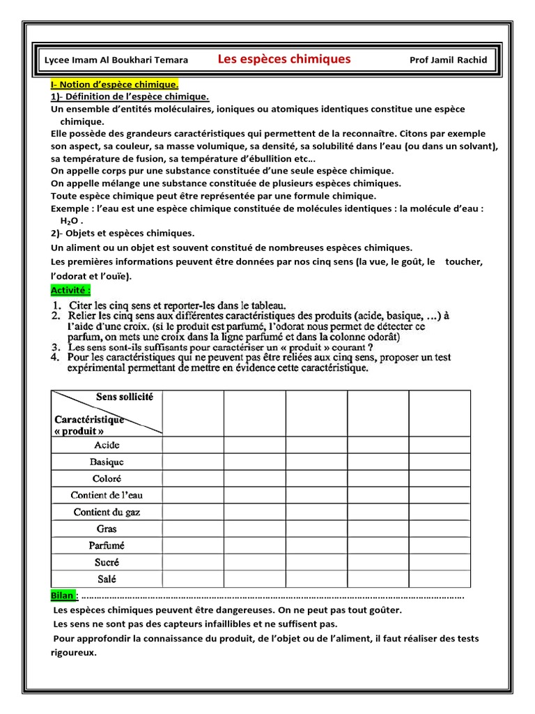 NEW - Les Especes Chim | PDF