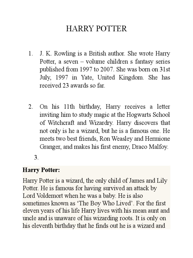 Harry Potter | PDF