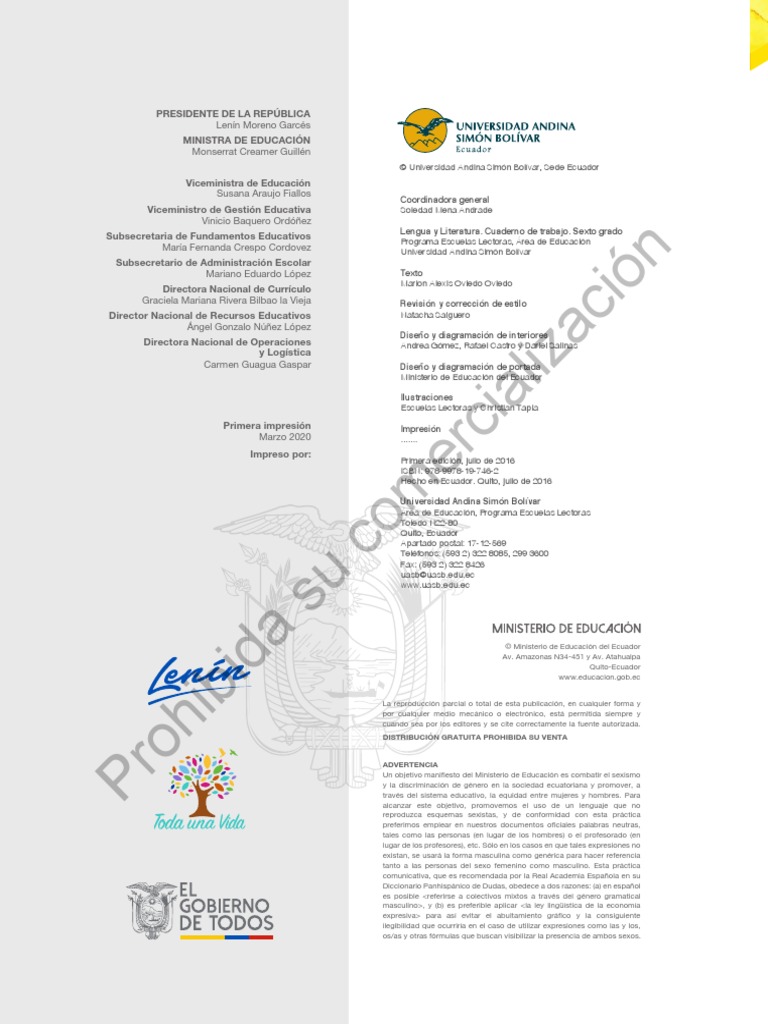 6egb CT Len Mat EESS CCNN F1 5 | PDF | Sexismo | Discriminación y ...